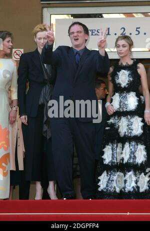 Quentin Tarantino Cannes 2004 Stock Photo - Alamy