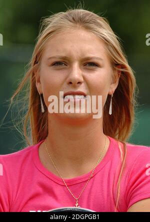 Maria Sharapova promoting women's tennis at Wimbledon All England ...