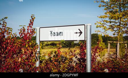 Street Sign the Direction Way to Togetherness Stock Photo - Alamy