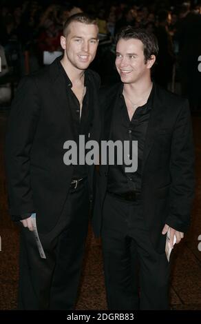Stephen Gately and boyfriend arriving Stock Photo - Alamy