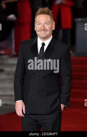 Sir Kenneth Branagh and Lindsay Brunnock attending the world premiere ...