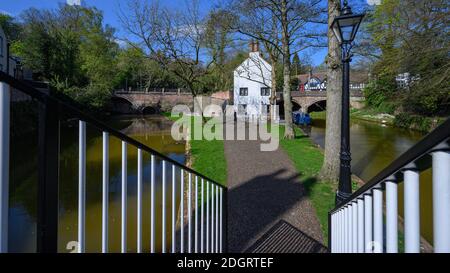 Worsley Delph and Nailmakers Basin, Bridgewater Canal, Worsley Stock ...