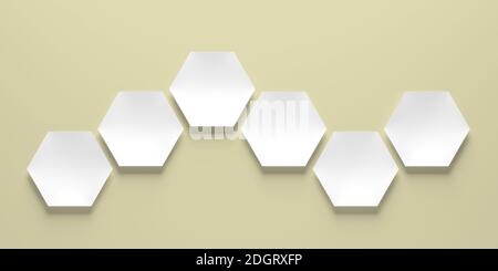 Hexagonal pattern with technical structure - Illustration Stock Photo ...