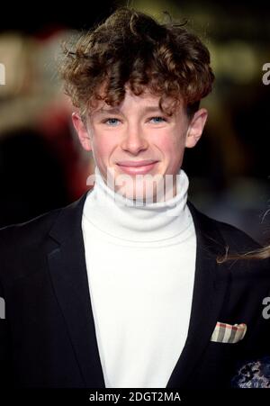 Finn Elliot attending the Mercy premiere at the Curzon Mayfair cinema ...