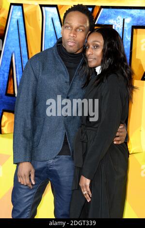 Lemar and Charmaine Powell attending The Black Panther European ...