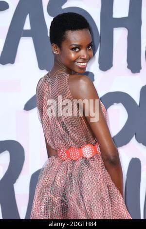 Maria Borges arriving at the Fashion For Relief Catwalk Show, part of ...