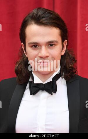 Harry Visinoni attending the British Soap Awards 2019 held at The Lowry ...