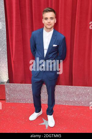 Parry Glasspool attending the British Soap Awards 2019 held at The ...