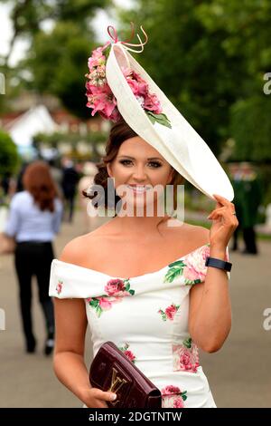 A racegoer during day one of Royal Ascot at Ascot Racecourse Berkshire ...