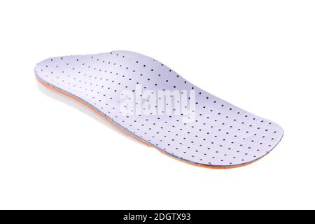 orthopedic insoles on white background Stock Photo - Alamy