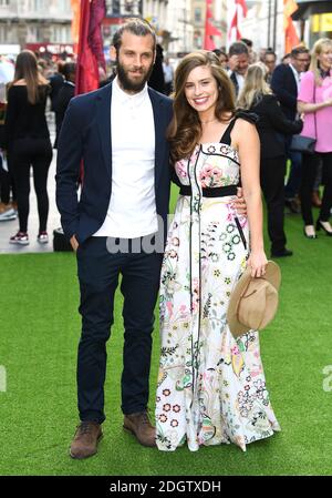 Rachel Stenton (right) and Chris Overton attending The Festival world ...