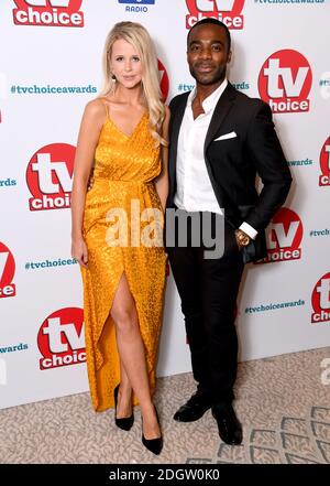 Portia Oduba attending the TV Choice Awards held at the Hilton Hotel ...