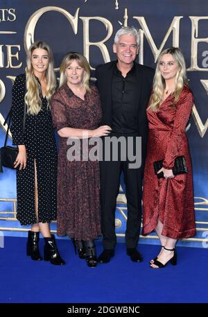 Phillip Schofield with wife Stephanie Schofield and Daughters Ruby and ...