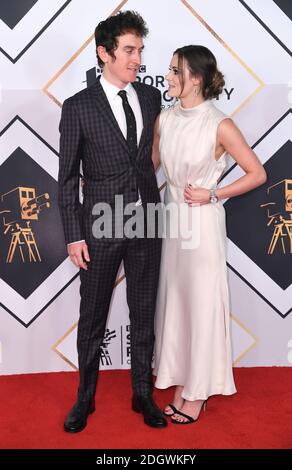 Geraint Thomas and Sara Elen Thomas arriving at the BBC Sports ...
