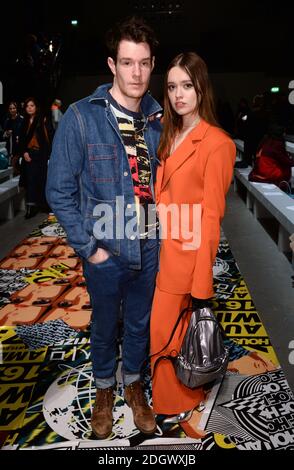 Connor Swindle and Aimee Lou Wood on the front row at the House of ...
