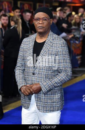 Samuel L Jackson attending the UK Gala Premiere of Captain Marvel at ...