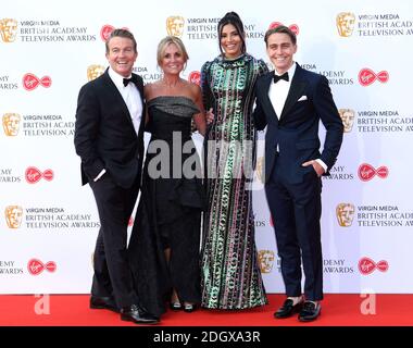 Bradley Walsh, Donna Derby, Barney Walsh and Stephanie Del Valle Diaz ...