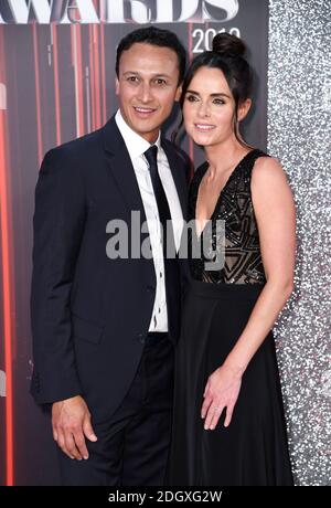 Chris Bisson and Rowena Finn attending the British Soap Awards 2016 at ...