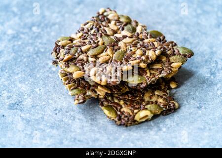 Turkish Homemade Cracker Snacks Biscuit with Sunflower Seeds, Sesame ...