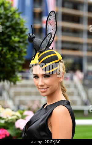 A racegoer during day one of Royal Ascot at Ascot Racecourse Berkshire ...