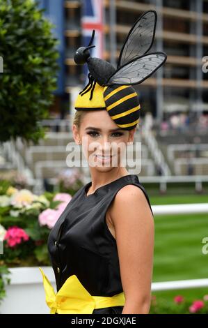 A racegoer during day one of Royal Ascot at Ascot Racecourse Berkshire ...