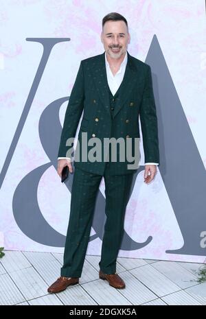 David Furnish attends the V&A Museum Summer Party. (Photo by Brett Cove ...