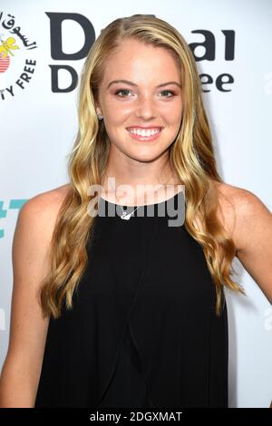 Katie Swan attending the Dubai Duty Free WTA Summer Party held at ...