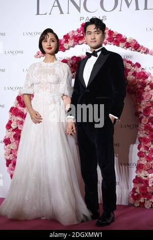 Chinese actress and director Zhang Xinyi attends an activity in Wuhan City, central China's ...