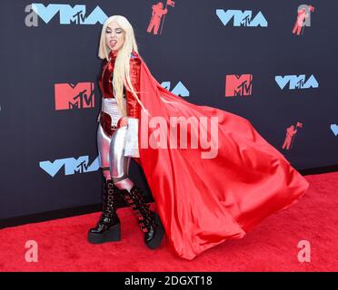 Ava Max arrives at the MTV Video Music Awards at the Prudential Center ...