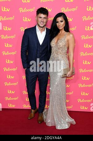 Jordan Davies and Isobel Mills attending the ITV Palooza held at the ...