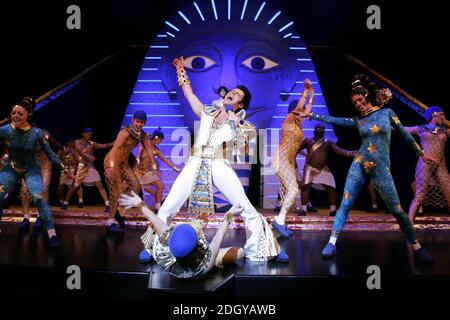 Dean Collinson (right) as the Pharaohin the new production of Joseph ...