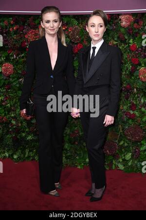 Sophie Melville and Erin Doherty attending the 65th Evening Standard ...