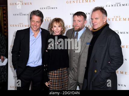 Trudie Styler and Hugh Grant arrive for a screening of Posso Entrare ...