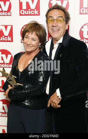 Zoe Wanamaker and Robert Lindsay attending the TV Quick and TV Choice ...