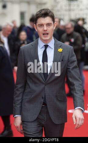 Sam Riley attending the UK Premiere of RADIOACTIVE at Curzon Mayfair ...