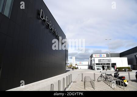 Debenhams, Store shown Roaring Meg retail park, Stevenage ...