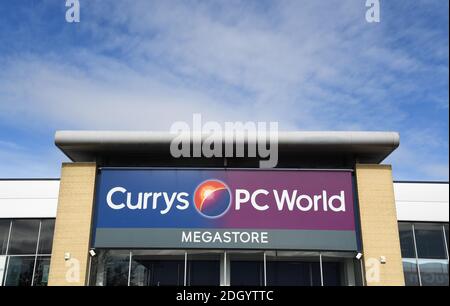 Currys PC World. Store shown Roaring Meg retail park, Stevenage ...