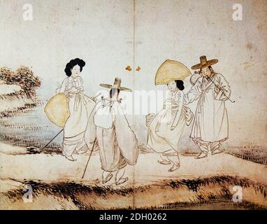 HEWON,SHIN YUN BOK,KANSONG MUSEUM,KOREAN CUSTOM PICTURE 29, WOMEN BY ...