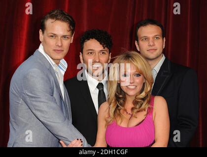 (left to right) Alexander Vlahos, Richard Mylan, Sophie Abelson and ...
