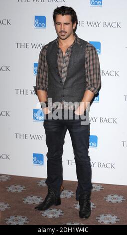 Colin Farrell during 'The Way Back' photocall, London Stock Photo - Alamy
