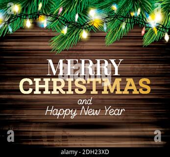 Christmas tree neon lights isolated on gradient background Stock Vector ...