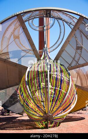 "Still Dancing" by Dennis Oppenheim in Distillery District, Toronto ...