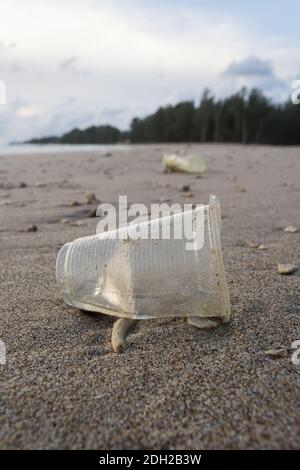Marine Litter on a Beach, Koh Lanta, Thailand Stock Photo - Alamy