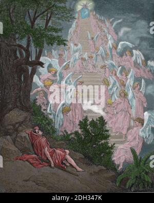 Old Testament Genesis Jacob S Dream Genesis Chapter 28 Engraving