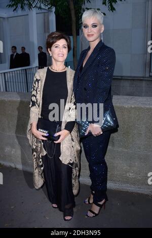 Katy Perry and her mother Mary Christine attending the Gabrielle Chanel ...