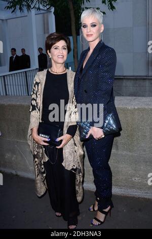 Katy Perry and her mother Mary Christine attending the Gabrielle Chanel ...