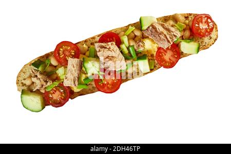 Pan Bagnat - Le French Tuna Salad Sandwich Stock Photo - Alamy