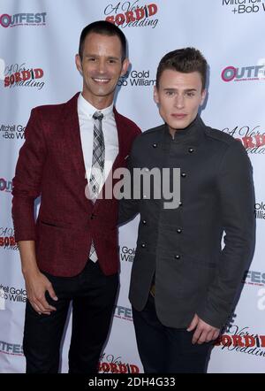 Emerson Collins and Blake McLever attend a Very Sordid Wedding Premiere ...