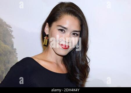 Audrey Giacomini assiste a la Premiere du film Ciel Rouge au cinema l ...