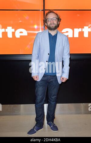 Nicolas Pariser assiste a la conference de presse Rentree 2017 de Arte ...